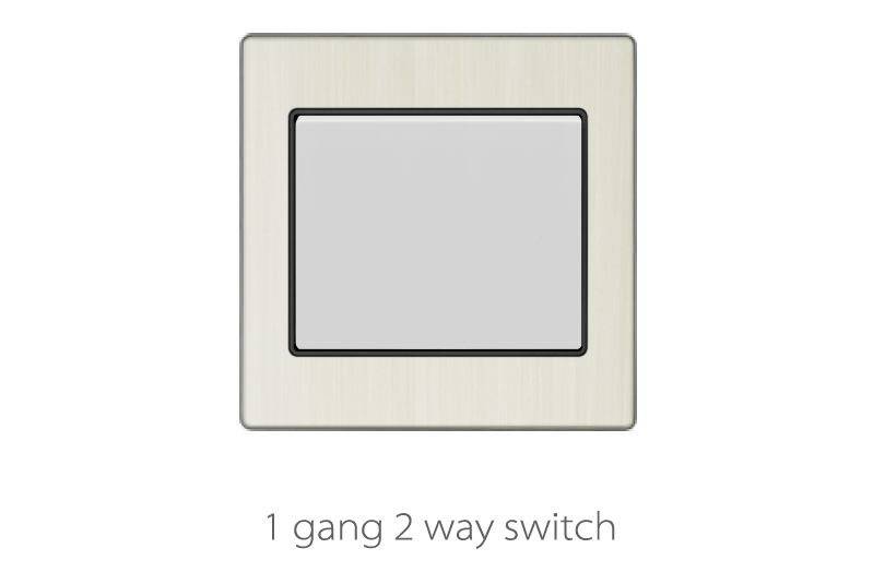 Switch And Sockets V3 Coffee Aluminum Base Series